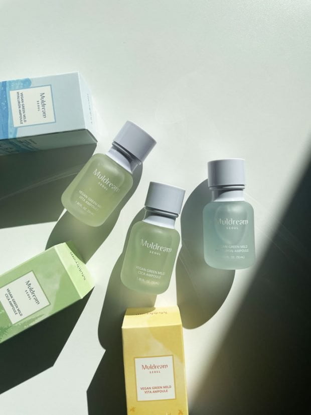 K Beauty Quickie: Muldream Vegan Green Mild Ampoules - Hey Pretty
