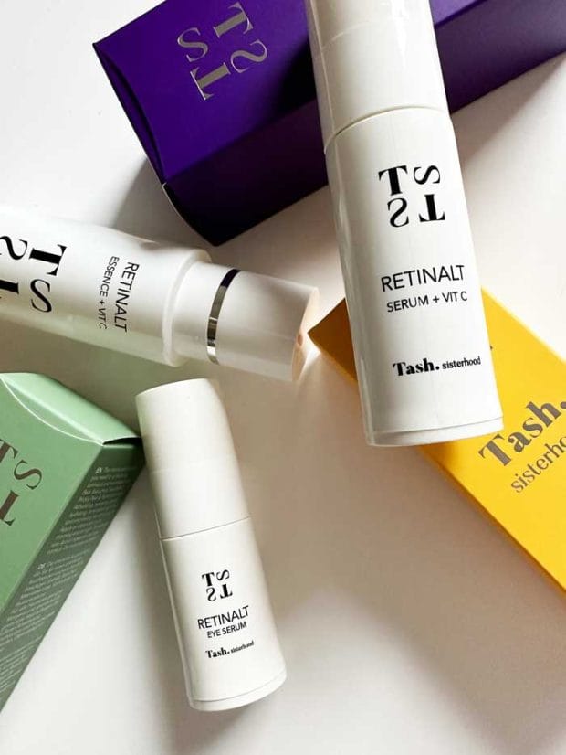 Kickstarter für strahlende Haut: Die neue Tash Sisterhood Retinalt Pflegelinie - Hey Pretty
