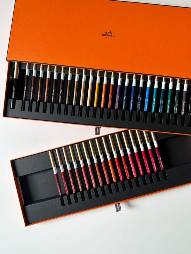 First Look: Trait d'Hermès Color Eye and Lip Pencils - Hey Pretty
